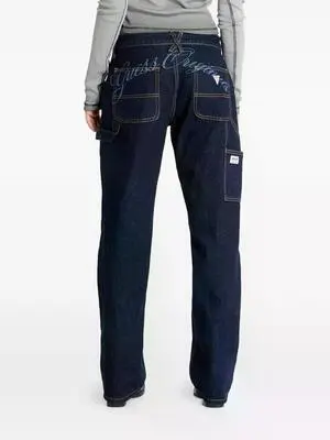 Guess Logo-embroidered Jeans