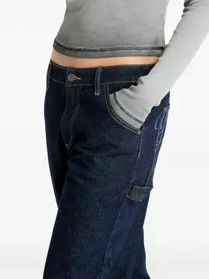Guess Logo-embroidered Jeans
