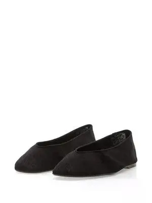 Calvin Klein Monogram-patterned Ballet Flats