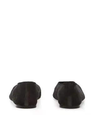 Calvin Klein Monogram-patterned Ballet Flats