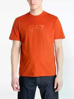EA7 Embossed Logo T-shirt - Orange