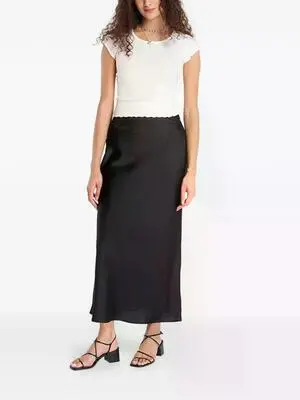 Guess Sibilla Satin-finish Maxi Skirt