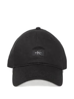 Calvin Klein Logo-patch Baseball Cap - Black