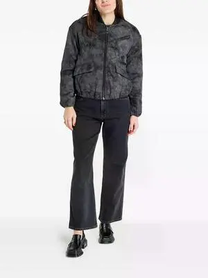 Desigual Floral-embroidered Tie-dye Jacket