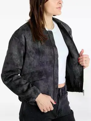 Desigual Floral-embroidered Tie-dye Jacket