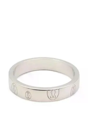 Cartier 2010s Happy Birthday Ring - Silver