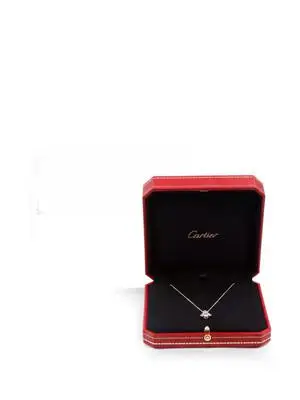 Cartier 18k White Gold Multi-cut Diamond Necklace