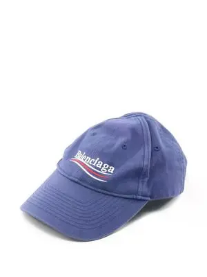 Balenciaga 2000s Campaign Logo Cap - Blue