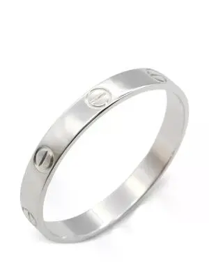 Cartier 2010s Mini Love Ring - Silver