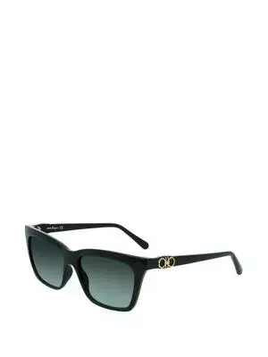 FERRAGAMO Square-frame Sunglasses - Black