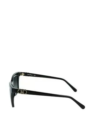 FERRAGAMO Square-frame Sunglasses - Black