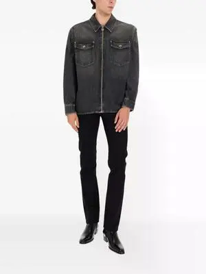 Versace Zip-up Denim Jacket