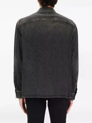 Versace Zip-up Denim Jacket