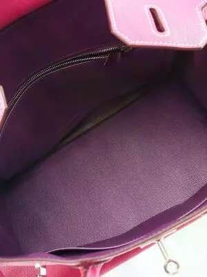 Hermès 2009 Chevre Mysore Birkin Retourne 30 Handbag - Pink