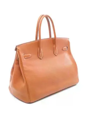 Hermès 2008 Togo Birkin Retourne 35 Handbag - Brown