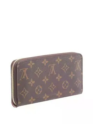 LOUIS VUITTON 2010-2026 Monogram Zippy Wallet Long Wallets - Brown