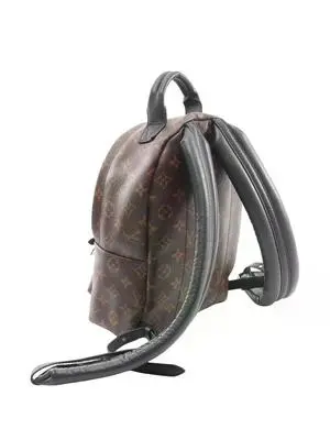 LOUIS VUITTON 2018 Monogram Palm Springs Pm Backpack - Brown