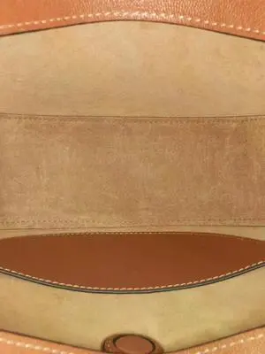 Loewe Small Leather Luna Hobo Bag - Brown