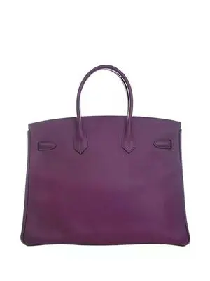 Hermès 2019 Birkin Retourne 35 Handbag - Purple