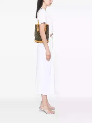LOUIS VUITTON 2001 Monogram Petit Bucket Bag