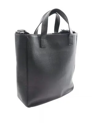 Dior 2010-2026 Leather Saddle Tote Bag - Black