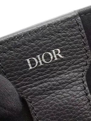 Dior 2010-2026 Leather Saddle Tote Bag - Black