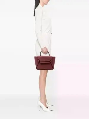 Celine 2018 Grained Calfskin Belt Bag - Red
