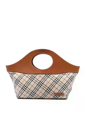 Burberry Nova Check Canvas Handbag