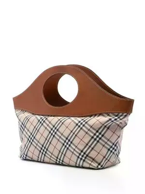 Burberry Nova Check Canvas Handbag