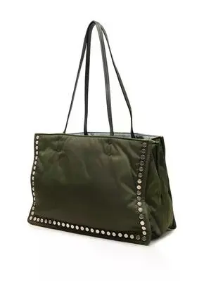 Prada 2000-2013 Tessuto Studded Etiquette Tote Bag