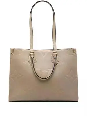 LOUIS VUITTON Monogram Empreinte Onthego Mm Satchel 2021-2026 - Neutrals