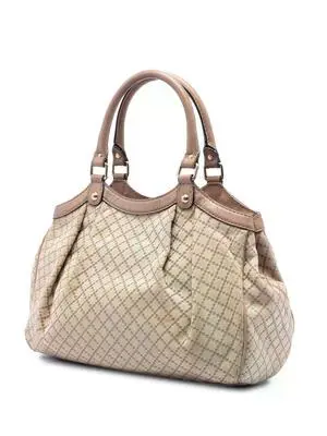 Gucci Diamante Canvas Sukey Tote Bag - Neutrals