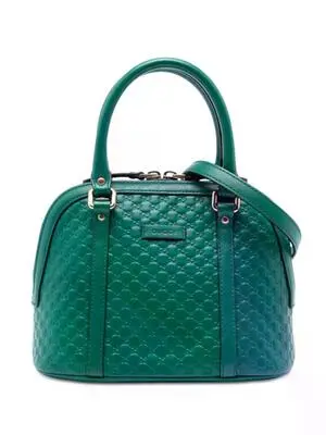 Gucci 2016-2026 Mini Microissima Dome Satchel - Green