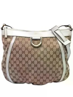 Gucci Gg Canvas Abbey D-ring Crossbody Bag - Neutrals