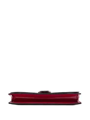Gucci Leather Interlocking G Dollar Wallet On Chain Crossbody Bag