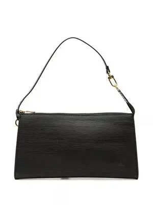 LOUIS VUITTON 2003 Epi Pochette Accessoires Shoulder Bag - Black