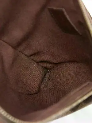 LOUIS VUITTON 2009 Damier Ebene Geronimos Crossbody Bag