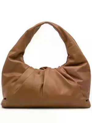 Bottega Veneta 2012-2026 Lambskin The Pouch Shoulder Bag - Brown