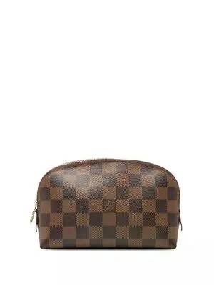 LOUIS VUITTON 2012 Damier Ebene Cosmetic Pouch - Brown