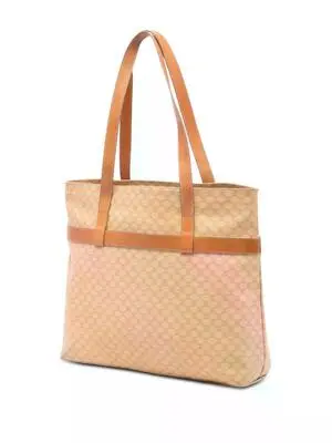 Celine 2001 Macadam Coated Canvas Tote Bag