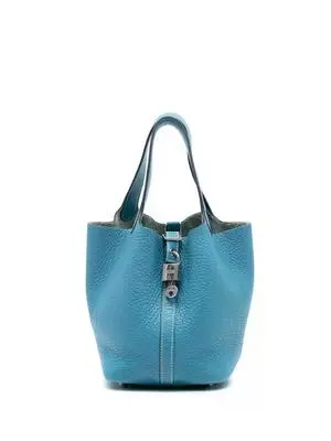 Hermès 2014 Picotin Lock 18 Handbag - Blue