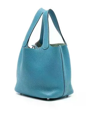 Hermès 2014 Picotin Lock 18 Handbag - Blue