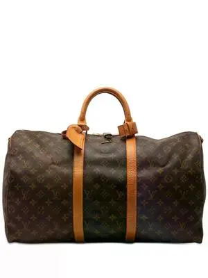 LOUIS VUITTON 1992 Monogram Keepall Bandouliere 50 - Brown