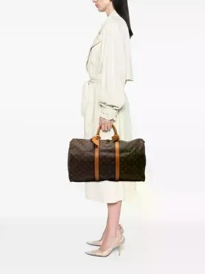 LOUIS VUITTON 1992 Monogram Keepall Bandouliere 50 - Brown
