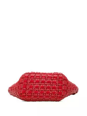 Balenciaga 2021 Faux Leather Bistro Panier Xs Satchel - Red