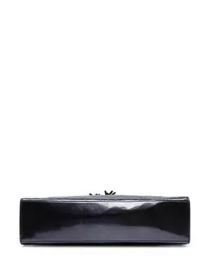 Gucci Large Patent Sima Emily Shoulder Bag - Purple