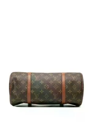 LOUIS VUITTON 1991 Monogram Papillon 30 Handbag - Brown