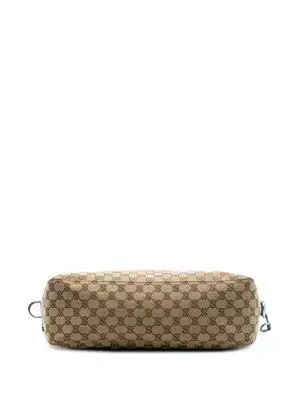Gucci Gg Canvas Icon Bit Satchel - Grey