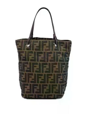 Fendi Zucca Canvas Tote Bag - Brown
