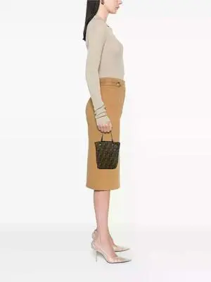 Fendi Zucca Canvas Tote Bag - Brown